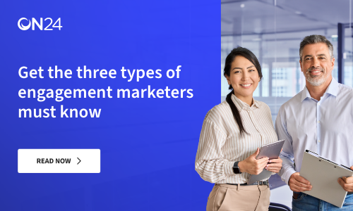 eBook: 3 Key Engagement Types for Marketers | ON24