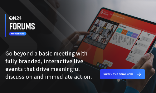 Discover the Power of ON24 Forums Demo | ON24