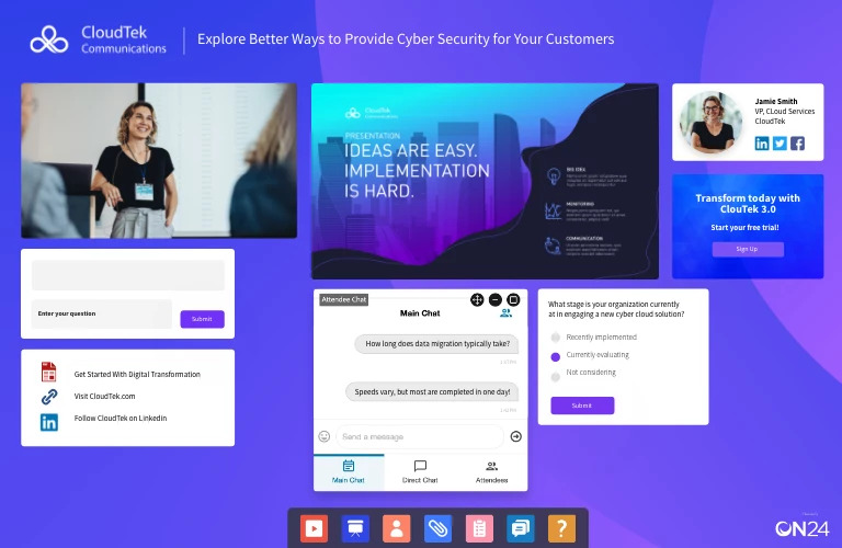 ON24 Webinars Platform | Live Webinar Software | ON24