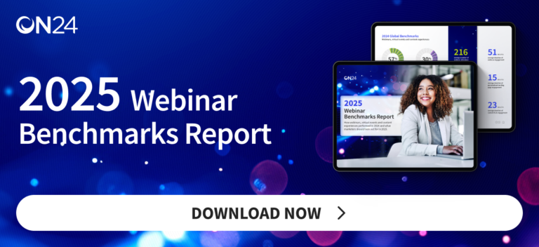 Webinar Benchmarks 2025: Key Takeaways | ON24